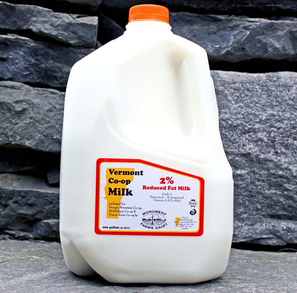 Co-op Milk Label. small - Middlebury Food Co-op